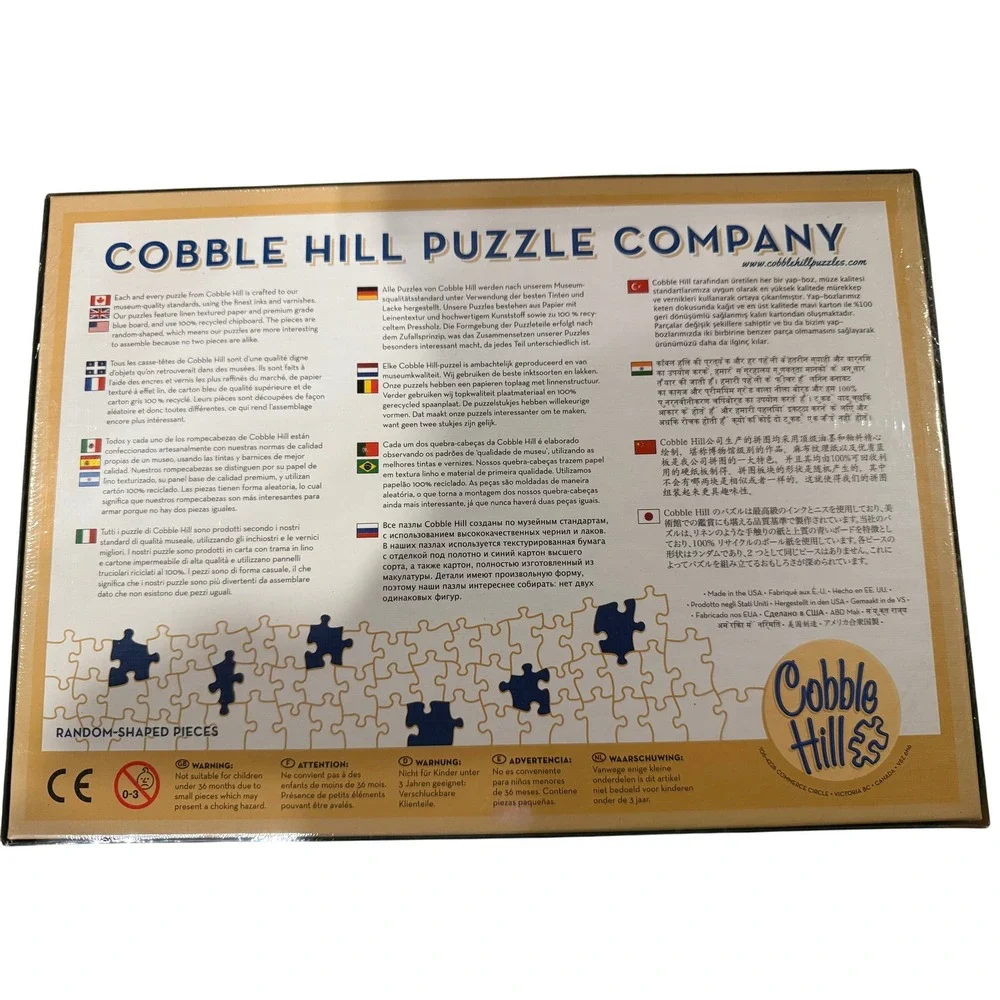 Cobblestone | Games | Cobble Hill The Cat Library 00 Piece Jigsaw ...